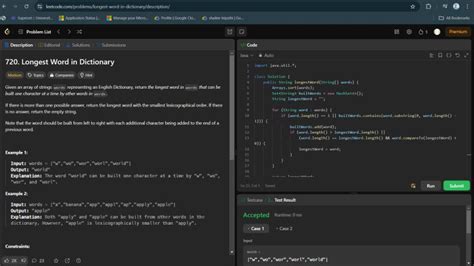 Shailee Tripathi On Linkedin 100daysofcode Leetcode Leetcode