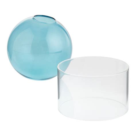 Round Glass Ball Vase With Stand World Market