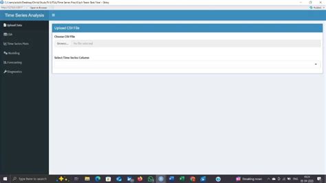 🚀 New Project Launch Time Series Analysis Dashboard In R Shiny 📊