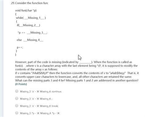 Solved 30 Which Of The Following Initializes All The