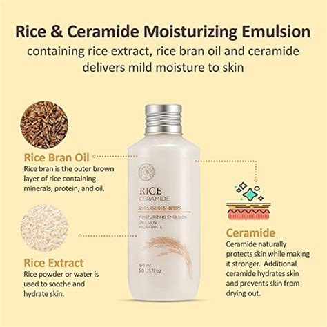 The Face Shop Rice Ceramide Moisturizing Emulsion Gentle Emulsion For