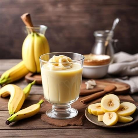 A Banana Peel Sits On A Table Next To Bananas Premium Ai Generated Image