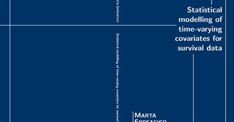 Statistical Modelling Of Time Varying Covariates For Survival Data