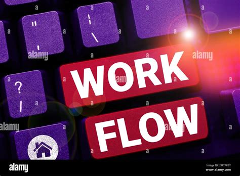 Writing Displaying Text Work Flow Word For Continuity Of A Certain