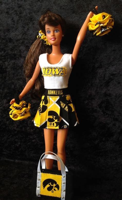 Hawkeye Cheerleader Nutcracker Accessories Iowa Hawkeye Football