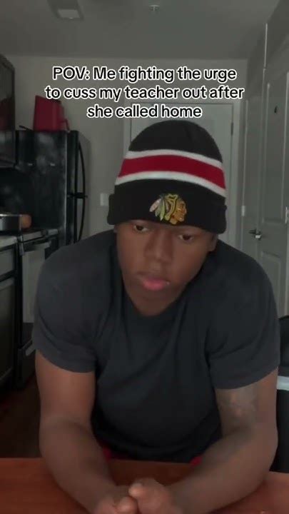 Pov Me Fighting The Urge To Cuss Out My Teacher After She Called Homeshorts Tiktok Youtube