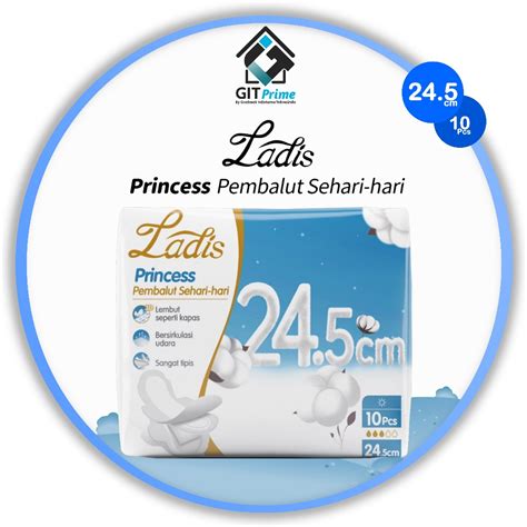 Jual Makuku Ladis Princess Pads 24 5cm Pembalut Menstruasi Wanita Isi