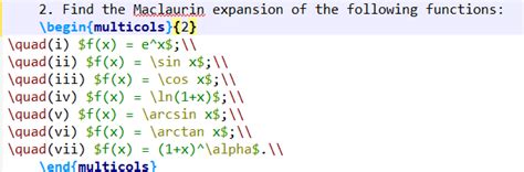 Spacing How To Cancel Vertical Space Before The Multicols Environment