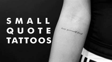 Love Quote Tattoo