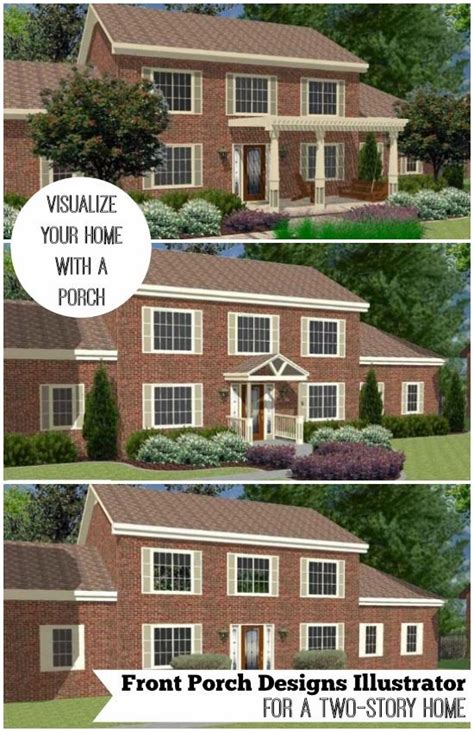 Two Story Front Porch Designs For Houses Our House Story Creating