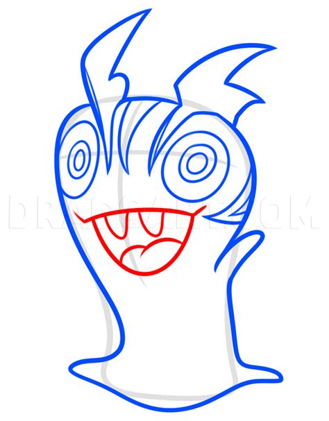 How To Draw A Tazerling From Slugterra Coloring Page Trace Drawing