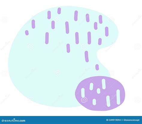 Soft Organic Shape Blob Pastel Form Elements For Decoration
