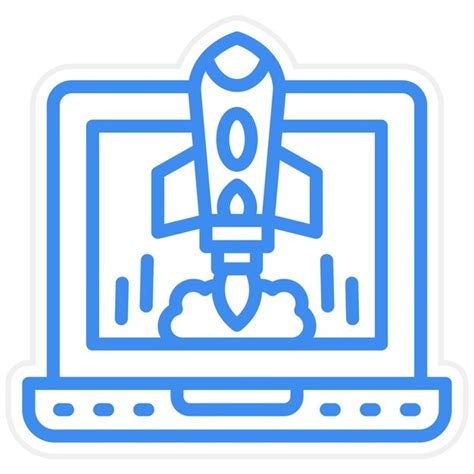 Premium Vector Project Launch Icon Style