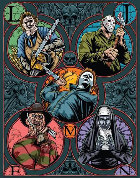 Horror Movie Icons Wallpaper Horror Characters Art Horror Characters