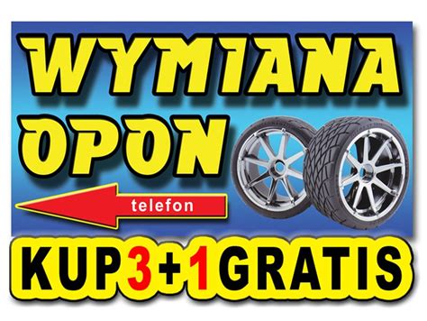 AUTO SERWIS WULKANIZACJA BANER 2x1m Wymiana Opon 5680825817 Oficjalne Archiwum Allegro