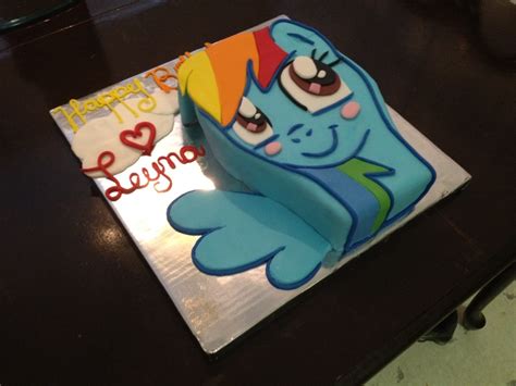 Rainbow Dash Birthday Cake Rainbow Dash Birthday Cake