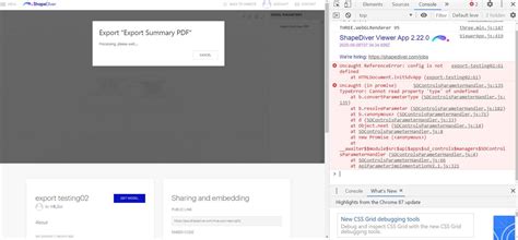 pdf export in shapediver app stuck indefinitely shapediver mcneel forum