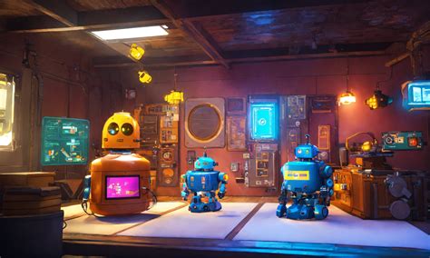 Lexica Flowcharts Unreal Engine Robot Style Cute K Unreal