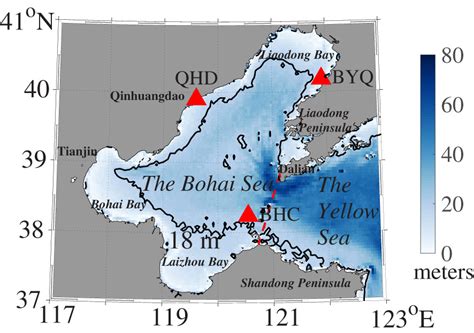 Gulf Of Liaodong Map
