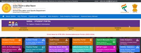 Education Maharashtra Gov In Student Portal 2023
