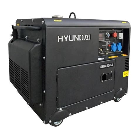 Generador 53kw Hyundai 78dhy6000se Monofasico Diesel Generadrones