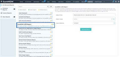 local administrator password solution laps suremdm