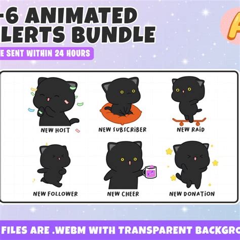 Animated Twitch Alerts Bundle Etsy