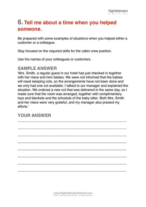 25 Questions And Answers For Cabin Crew Final Interview Cabin Crew