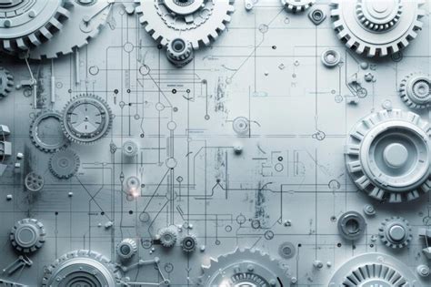 Premium Photo Minimalist Technology Theme With Engineering Motifs