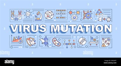 Virus Mutation Word Concepts Banner Stock Vector Image And Art Alamy