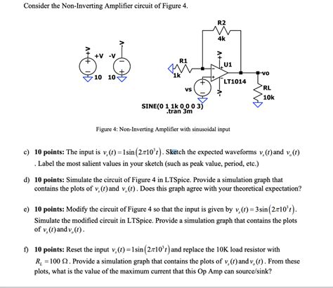 Solved Consider The Non Inverting Amplifier Circuit Of