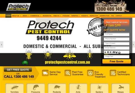 Protech Pest Control Review Ratings And Information