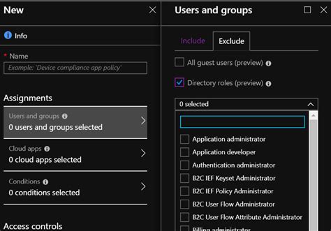 Azure Ad You Can Now Use Directory Roles When Configuring Conditional Access