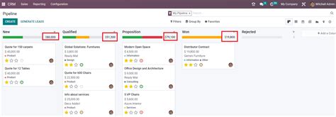 Crm Leads Opportunities Pipeline Odoo V16 Enterprise Edition Book