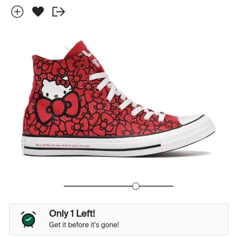 Rare Red Hello Kitty Converse Hightops Converse Converse Chuck
