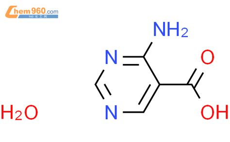 90993 92 3 5 Pyrimidinecarboxylicacid 4 Amino Hydrate 1 1 化学式、结构式、分子式、mol、smiles 960化工网