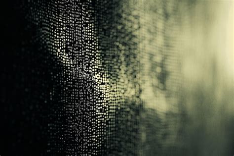 Matrix Of Virtual Grids With Pulsating Digital Effects Premium Ai