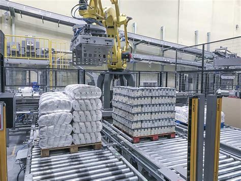 Automatic Palletizing System For Bags Tmg Impianti