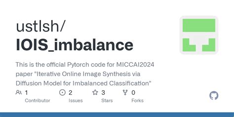 Github Ustlsh Iois Imbalance This Is The Official Pytorch Code For Miccai2024 Paper