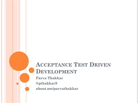 Ppt Acceptance Test Driven Development Powerpoint Presentation Free Download Id3155378