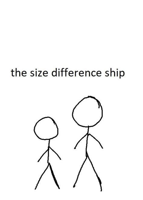 If The Larger Character Is Mysteriously Twice The Size In Every Sex