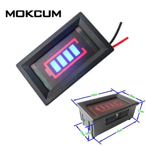 Aliexpress Com Buy 12 6V Blue 3S Lithium Battery Capacity Indicator Display Board Percentage
