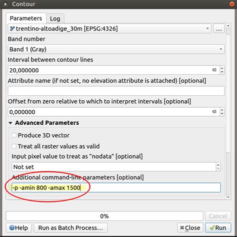 Qgis Polygons From A Raster Within An Elevation Range Geographic