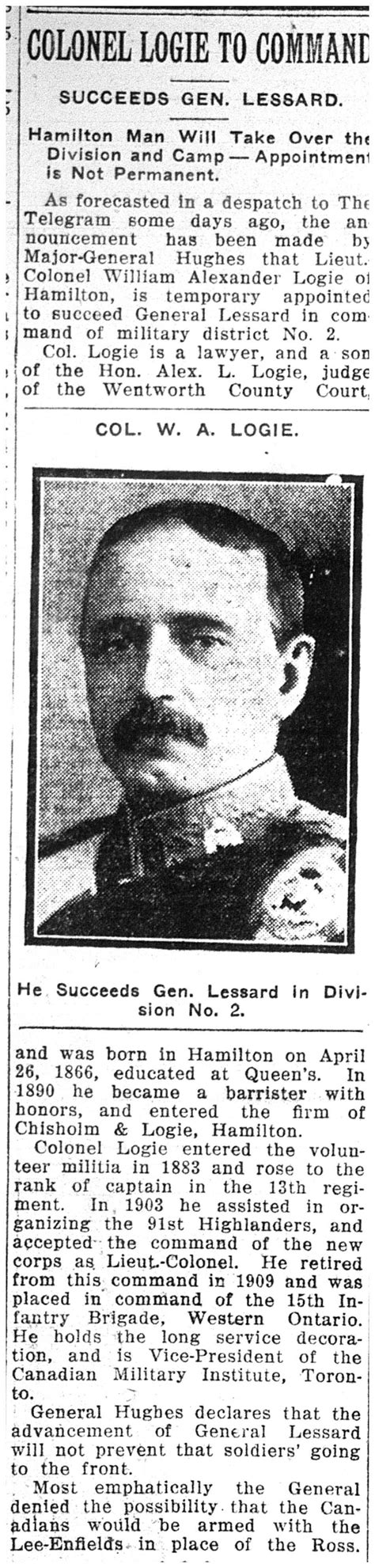 Major General William Alexander Logie 1866 1933 Find A Grave Memorial