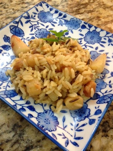 Receitas Vegetarianas By Nanda Arroz Com Pinhão