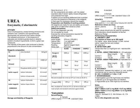Urea Colorimetric Assay Hydrolyzed Gelatin Processqery
