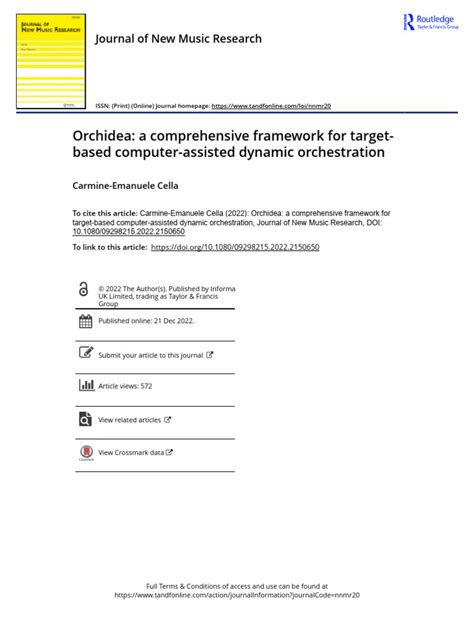Orchidea A Comprehensive Framework For Target Based Computer Assisted