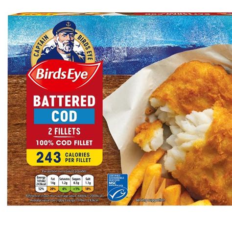 Birds Eye Battered Cod Fillets 2 St Agnes Post Office Stores
