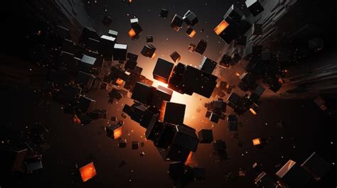 Premium Photo A Dynamic 3D Render Featuring Vibrant Abstract