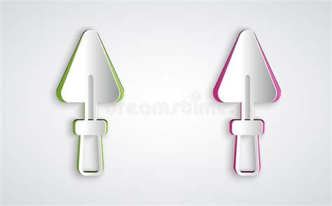 Icono De Traviesa De Corte De Papel Aislado En Fondo Gris Estilo De